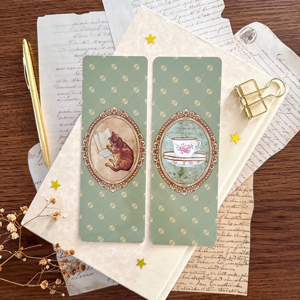 Victorian Bookmarks - Etsy