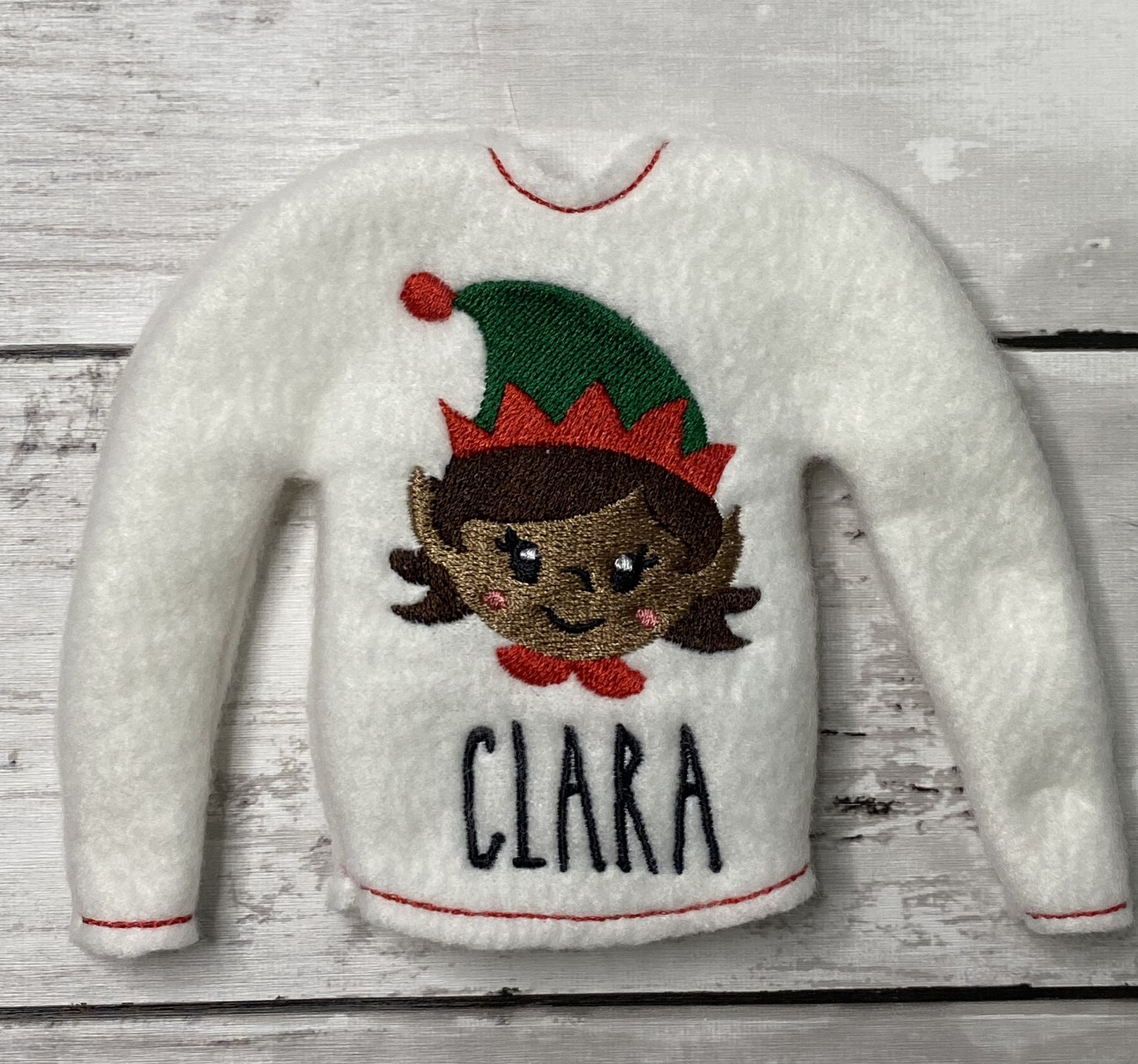 In the Hoop-ith Elf Sweater, Santa Custom Elf Sweater, Elf Christmas ...