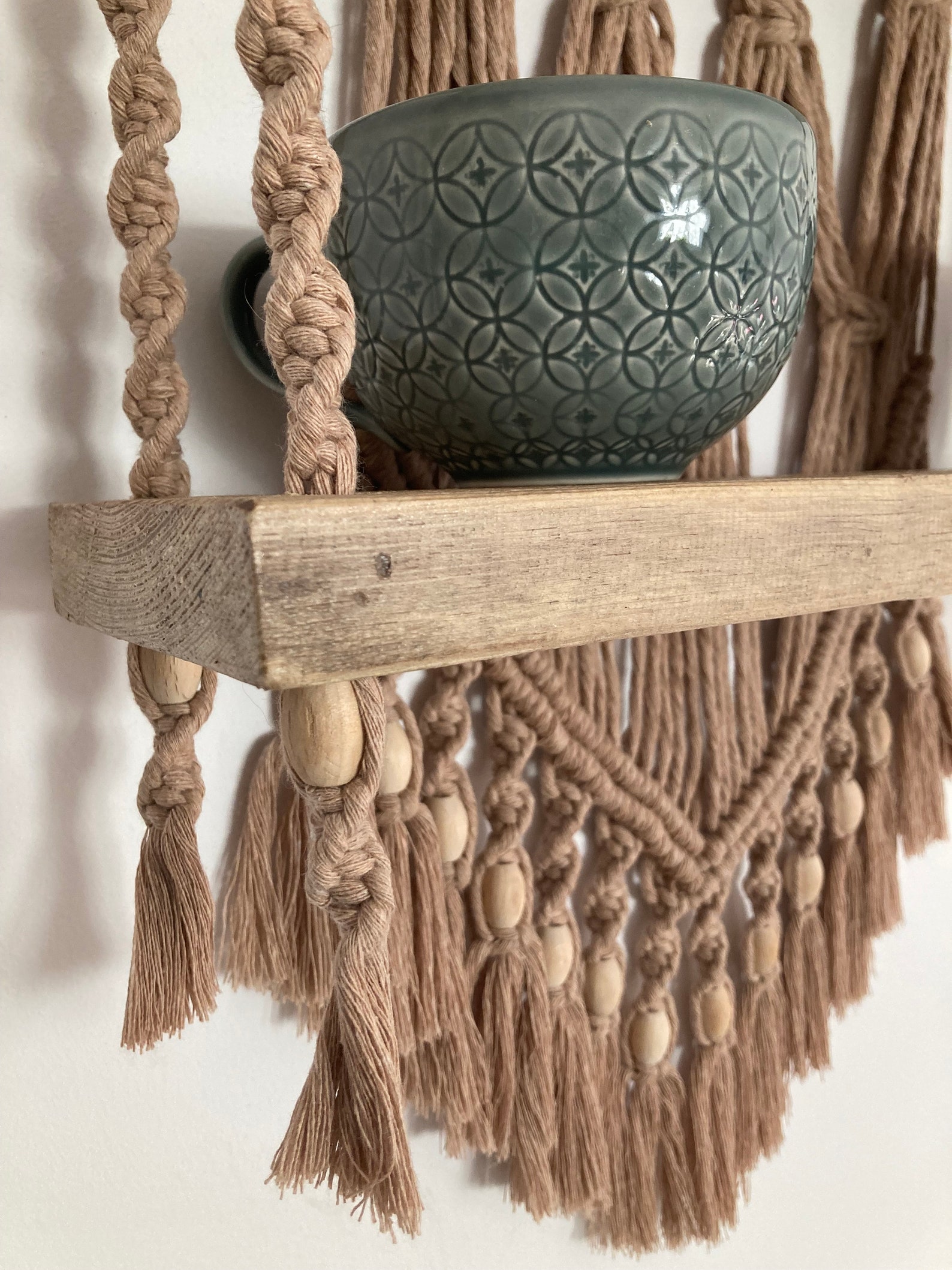 Mac-Regal mit Makramee verziert | Etsy