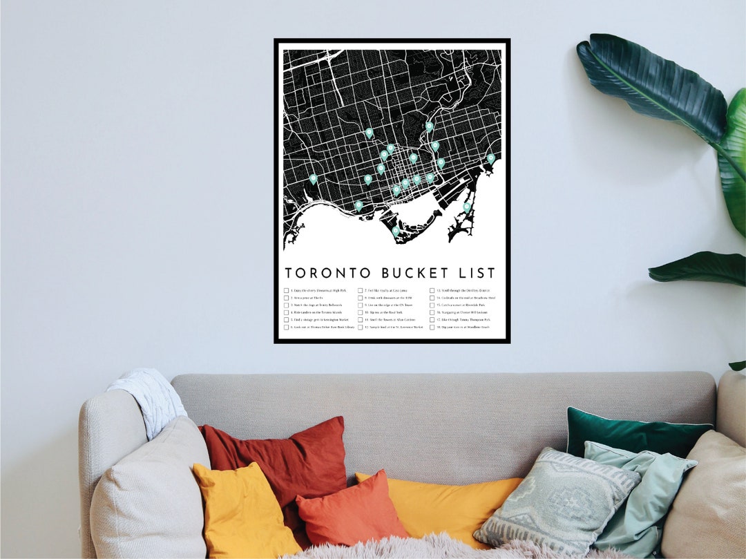 Toronto Art Print Toronto Bucket List Toronto Gifts - Etsy