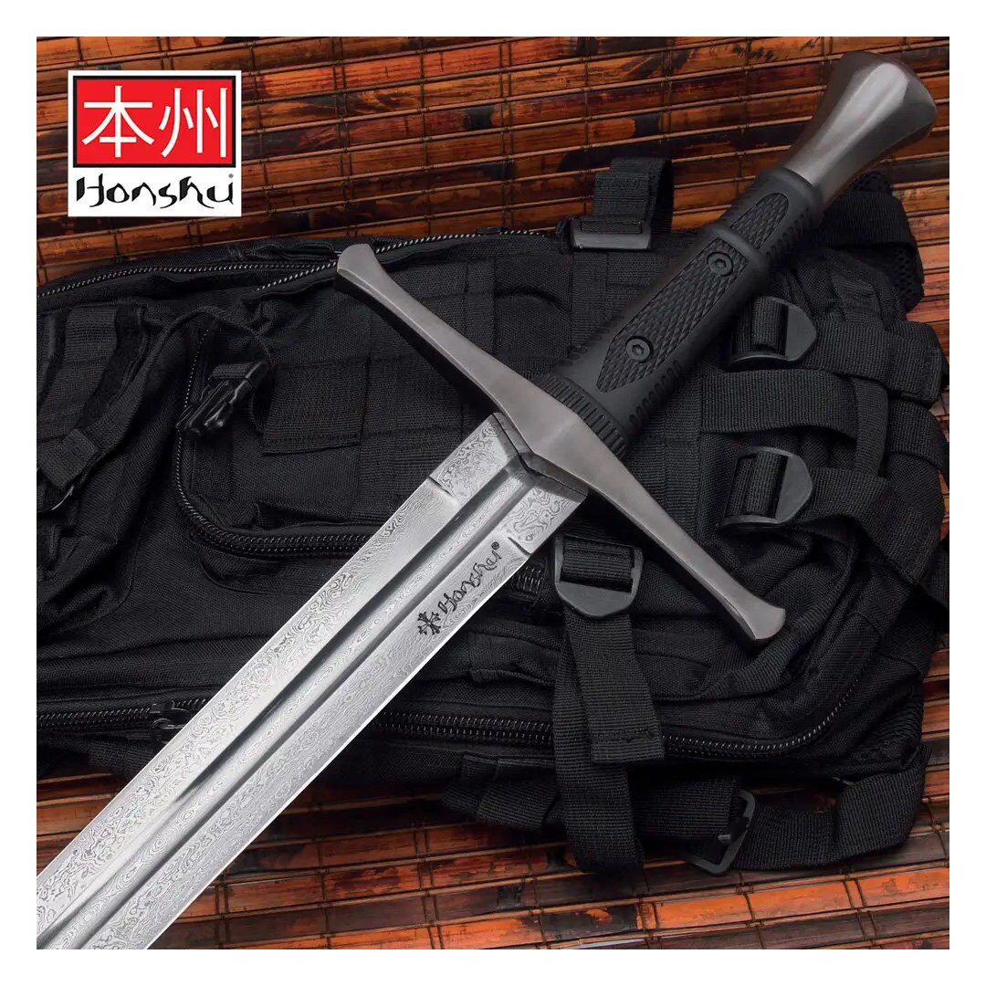 United Cutlery Damascus Honshu Sword With Scabbard - Etsy