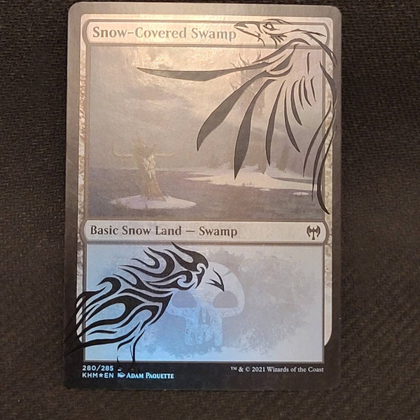 Snow Covered Swamps Mtg - Etsy