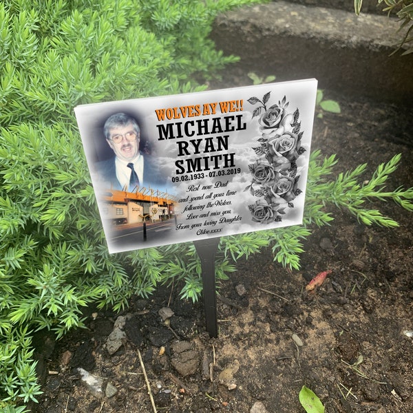 Memorial Plaque With Stake - Etsy