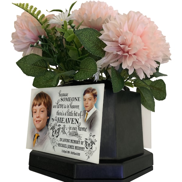 Flower Pot Grave With Photo - Etsy