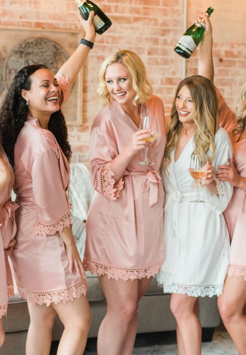 Bridal Robe Personalized Bridesmaids Robe Bridesmaids Gift - Etsy