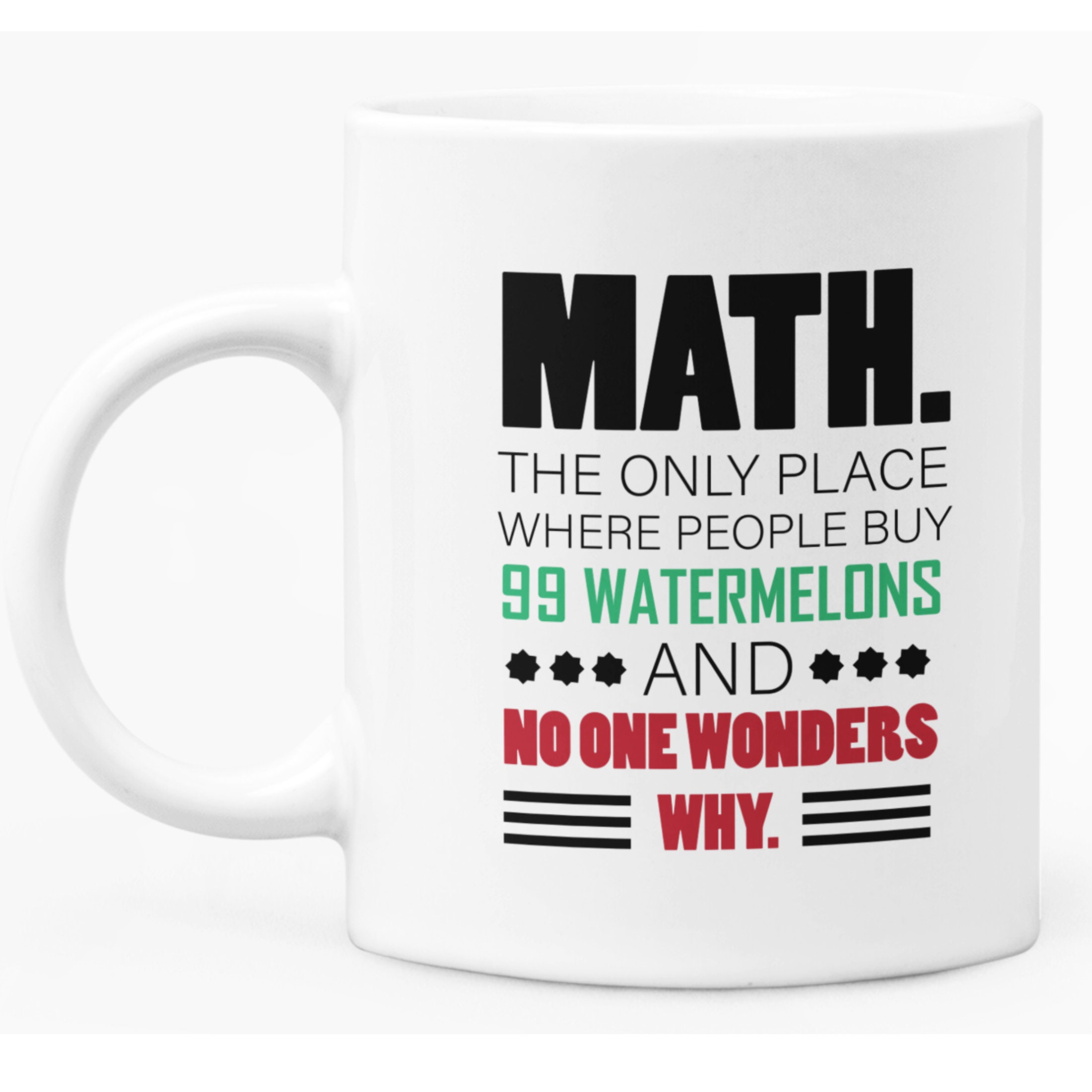Funny Mug for Maths / Maths Teacher 11oz Ceramic Gift for Her or Him ...