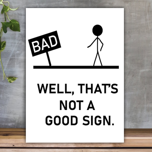 Funny Sign - Etsy UK