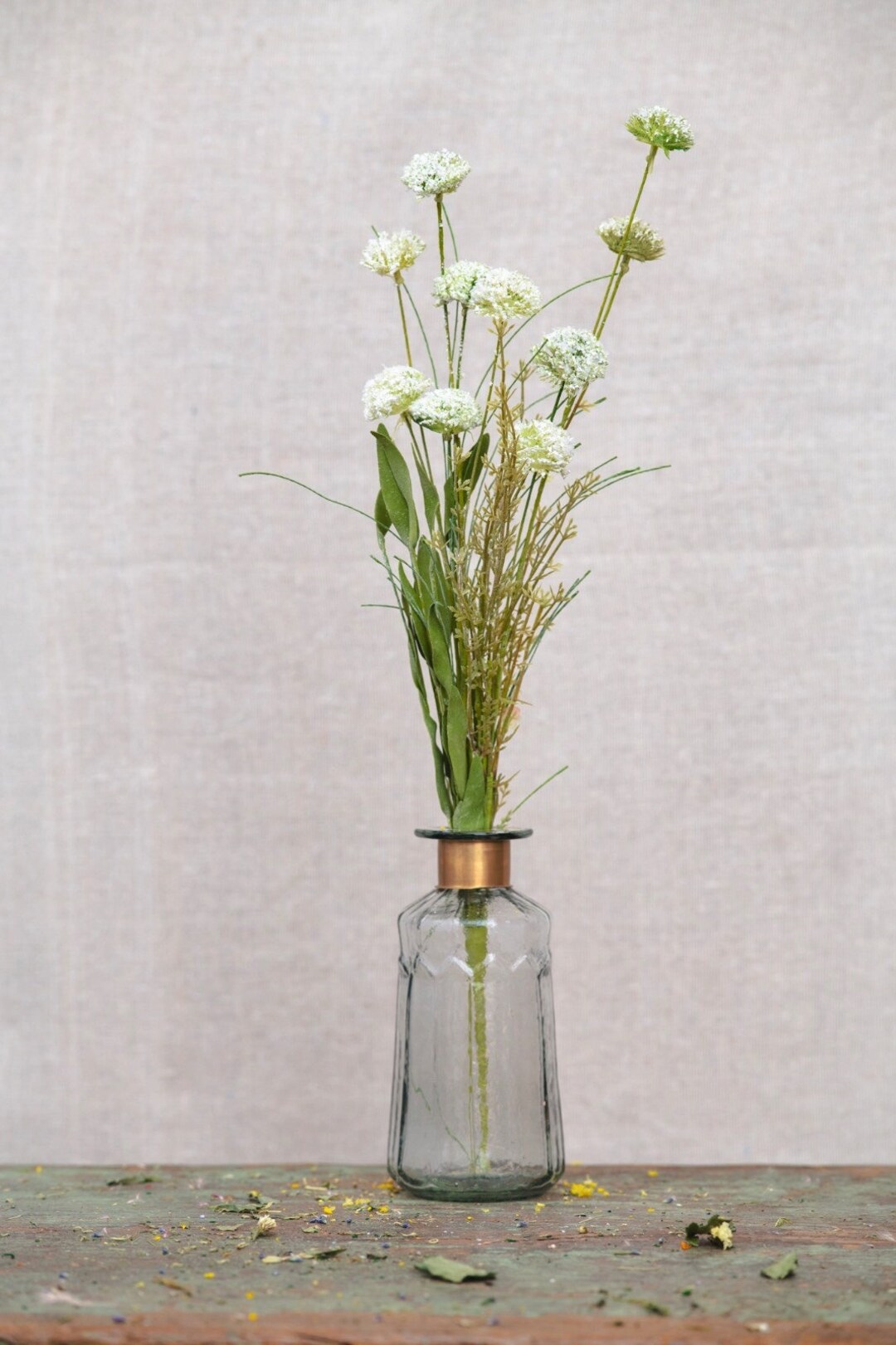 White Artificial Cornflower Bunch Realistic Faux Wild Meadow - Etsy