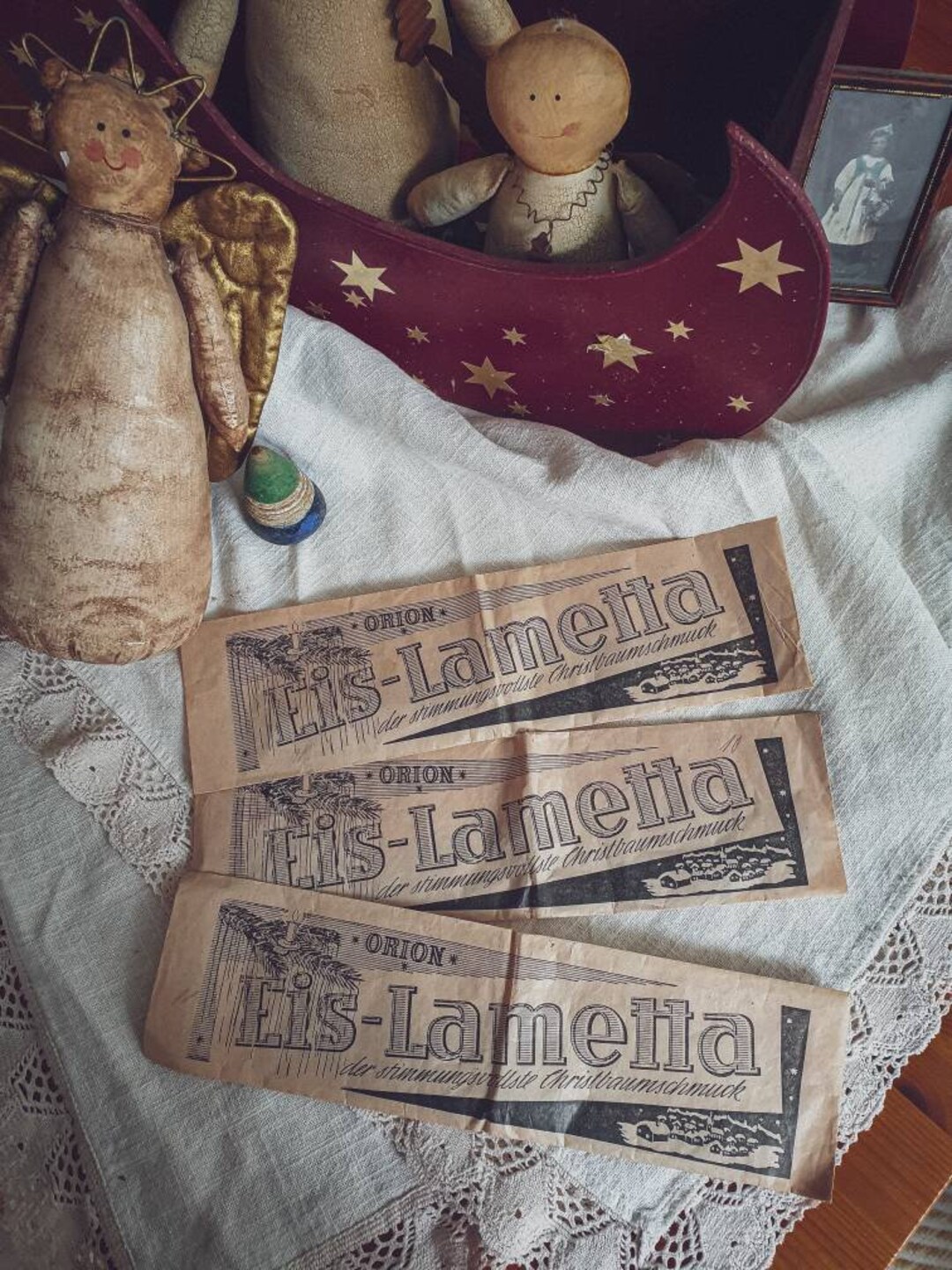 3 Packs. ORION Ice Tinsel, Vintage Metal Tinsel, Original Box - Etsy