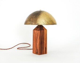 Brass Dome Table Lamp - Etsy