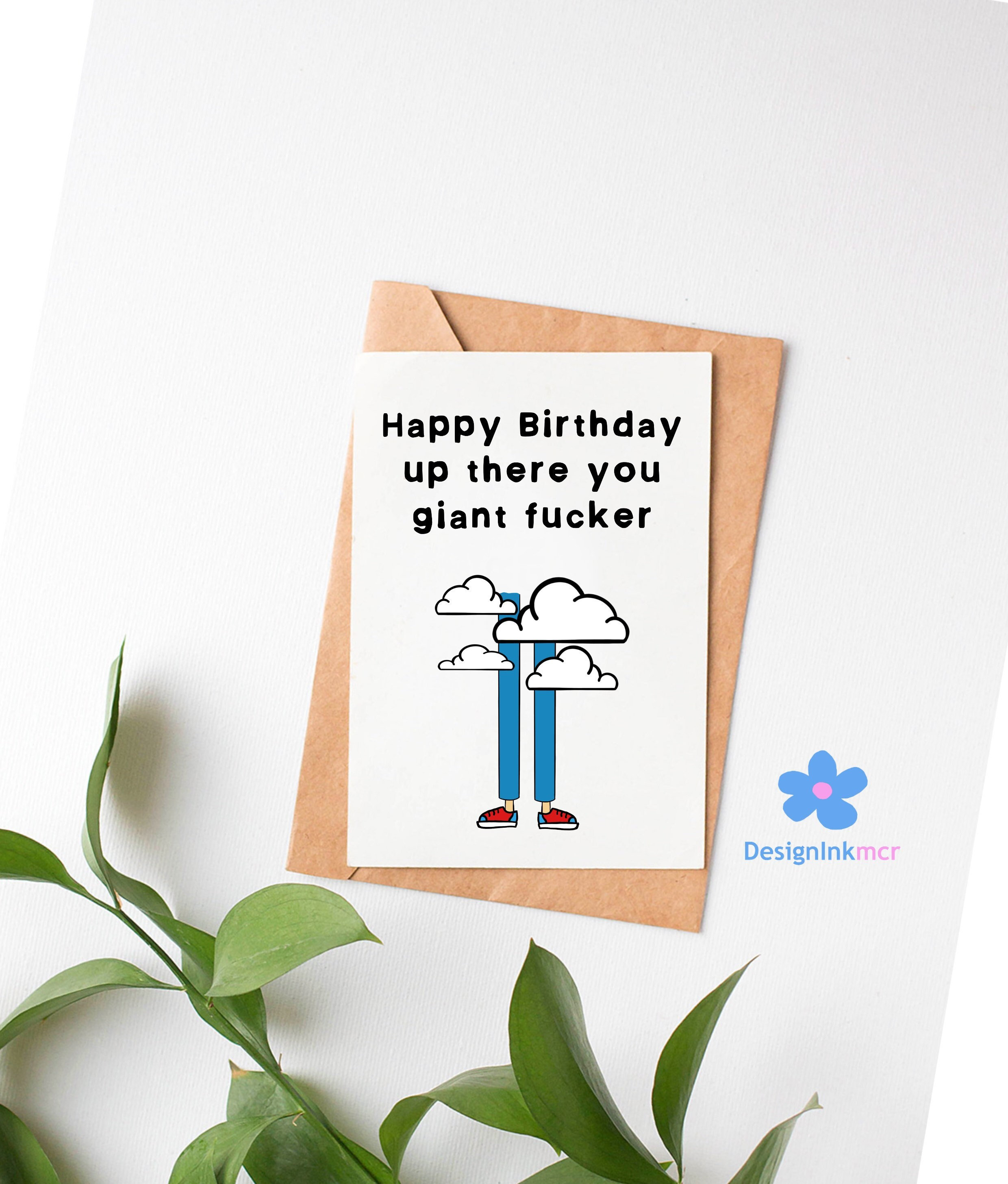 Rude Happy Birthday Card Rude Card for Him Rude Card for Her Funny ...