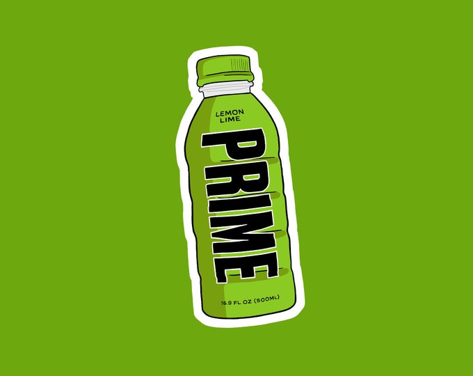 Red Prime Sticker Drink Prime Prime Hydration KSI Logan Paul KSI Prime ...
