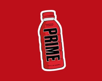 Pink Prime Sticker Drink Prime Prime Hydration KSI Logan Paul KSI Prime ...