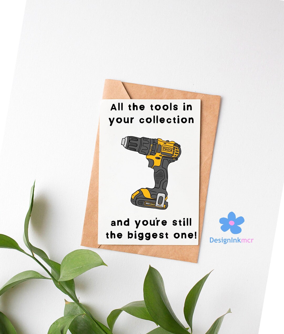 Tools Happy Birthday Card Funny Card for Dad Tools Birthday Card Funny ...