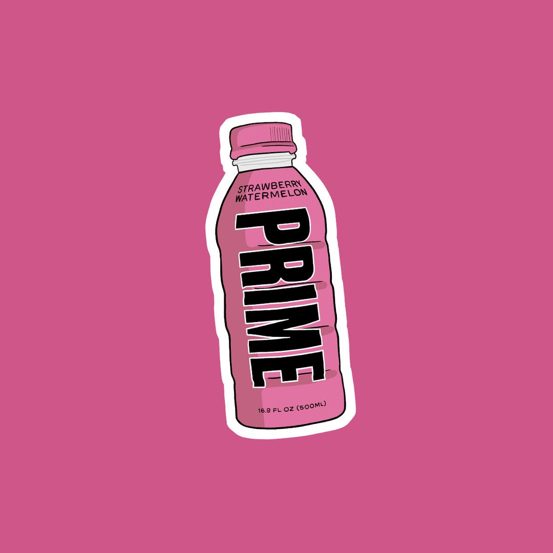 Pink Prime Sticker | Drink Prime | Prime Hydration | KSI | Logan Paul ...