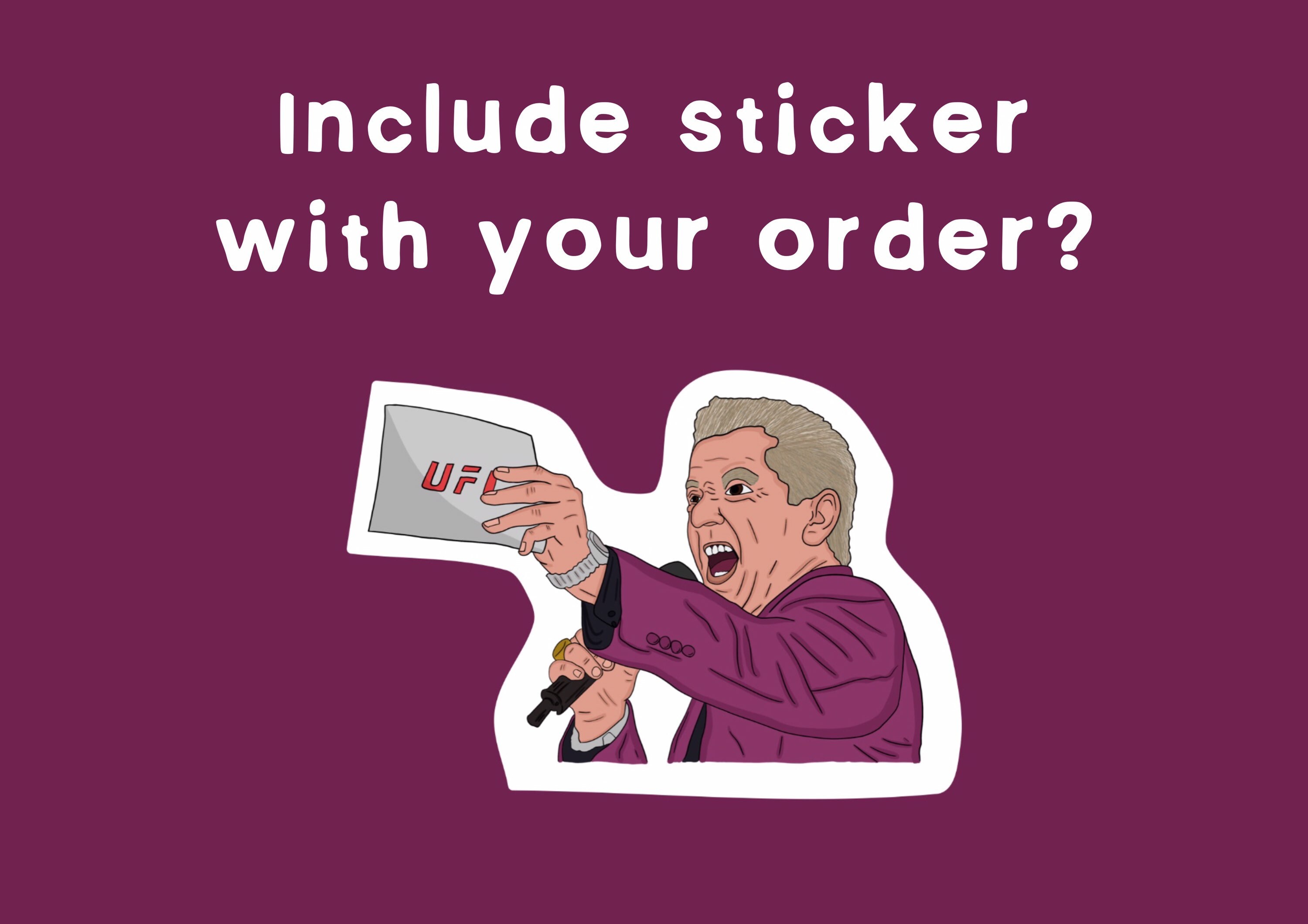 Personalised Bruce Buffer Happy Birthday Card Bruce Buffer Birthday ...