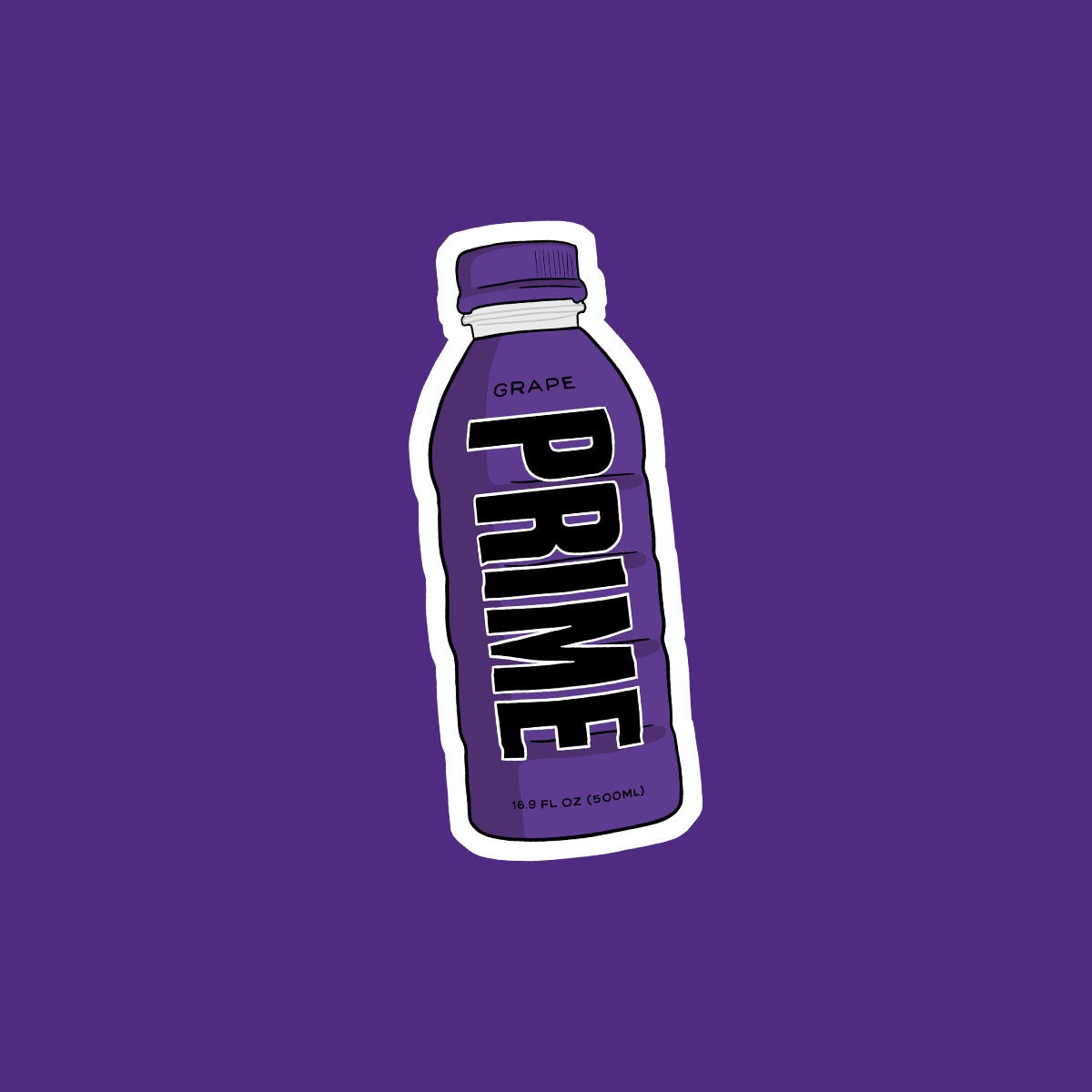 Purple Prime Sticker Drink Prime Prime Hydration KSI Logan Paul KSI ...