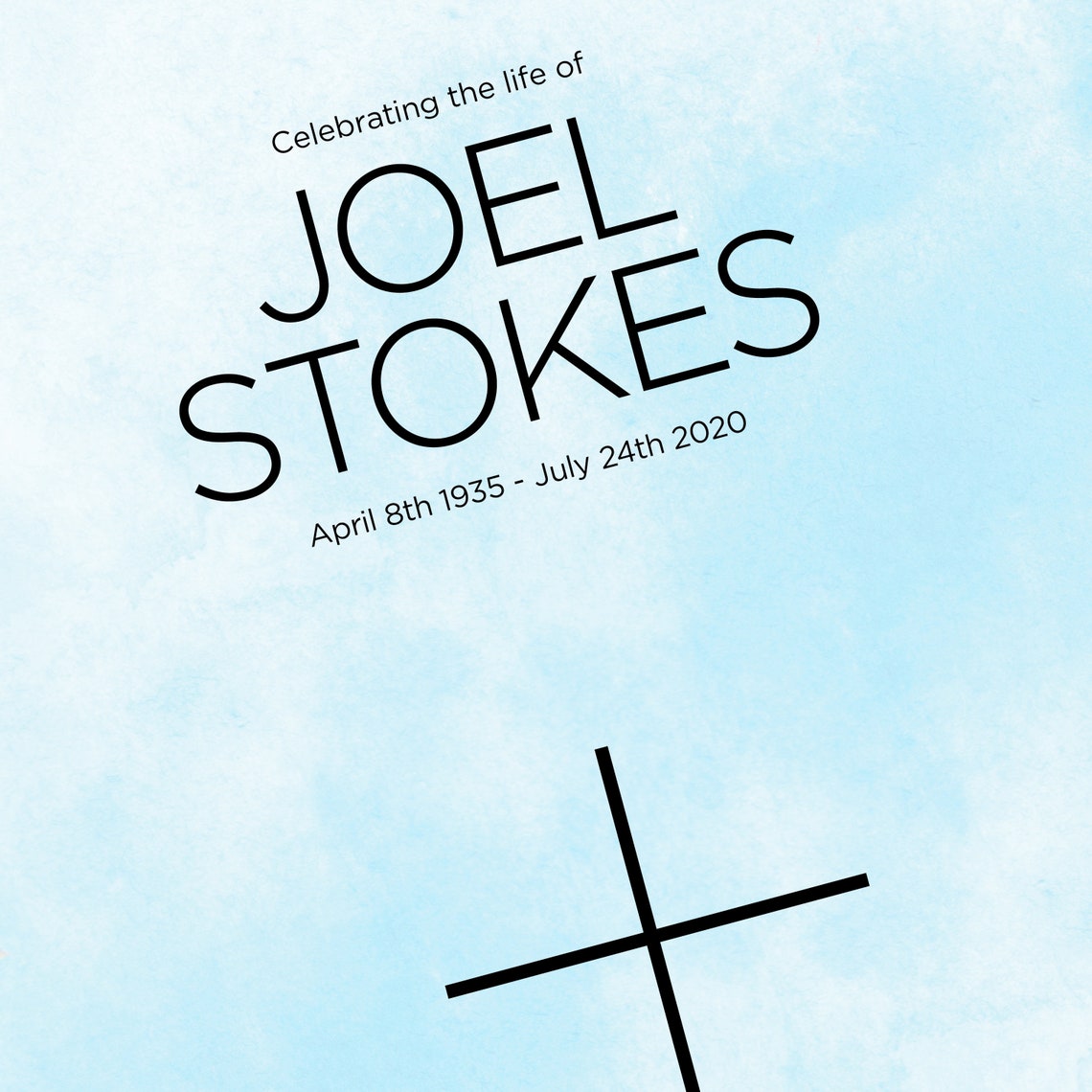 Funeral Program / Order of Service/ Remembrance Service / Celebration ...