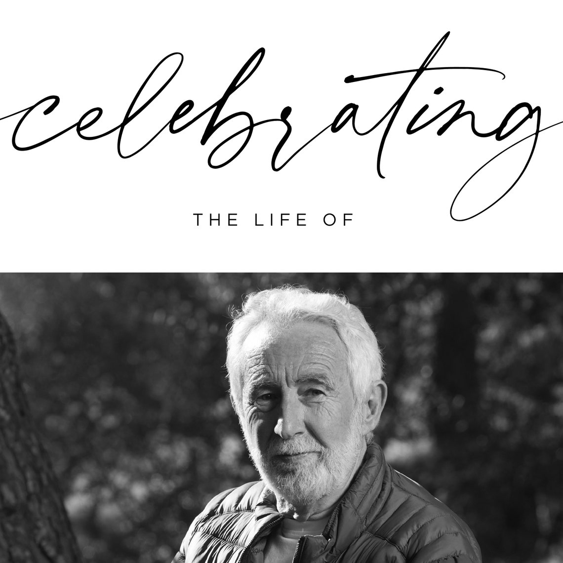 Funeral Program / Order of Service/ Remembrance Service / Celebration ...
