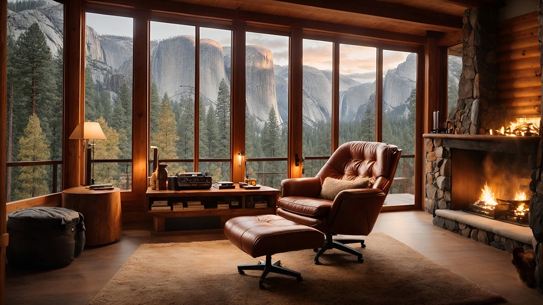 Cool Background for Zoom Meetings, Yosemite Winter Virtual Zoom ...