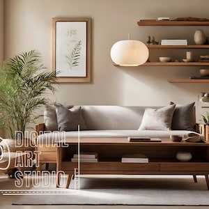 Zen Calming Background for Zoom and MS Teams Meetings, Modern Office ...