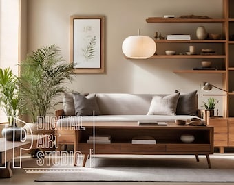 Virtual Background Japandi Wabi Sabi Background for Zoom Meetings ...