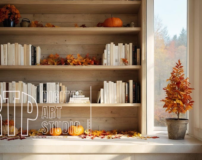 Autumn Apartment Virtual Background Zoom Meetings, Cozy Fall Home ...