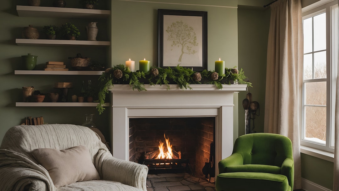 Virtual St. Patrick's Day Background for Meetings, Virtual Office Cozy ...