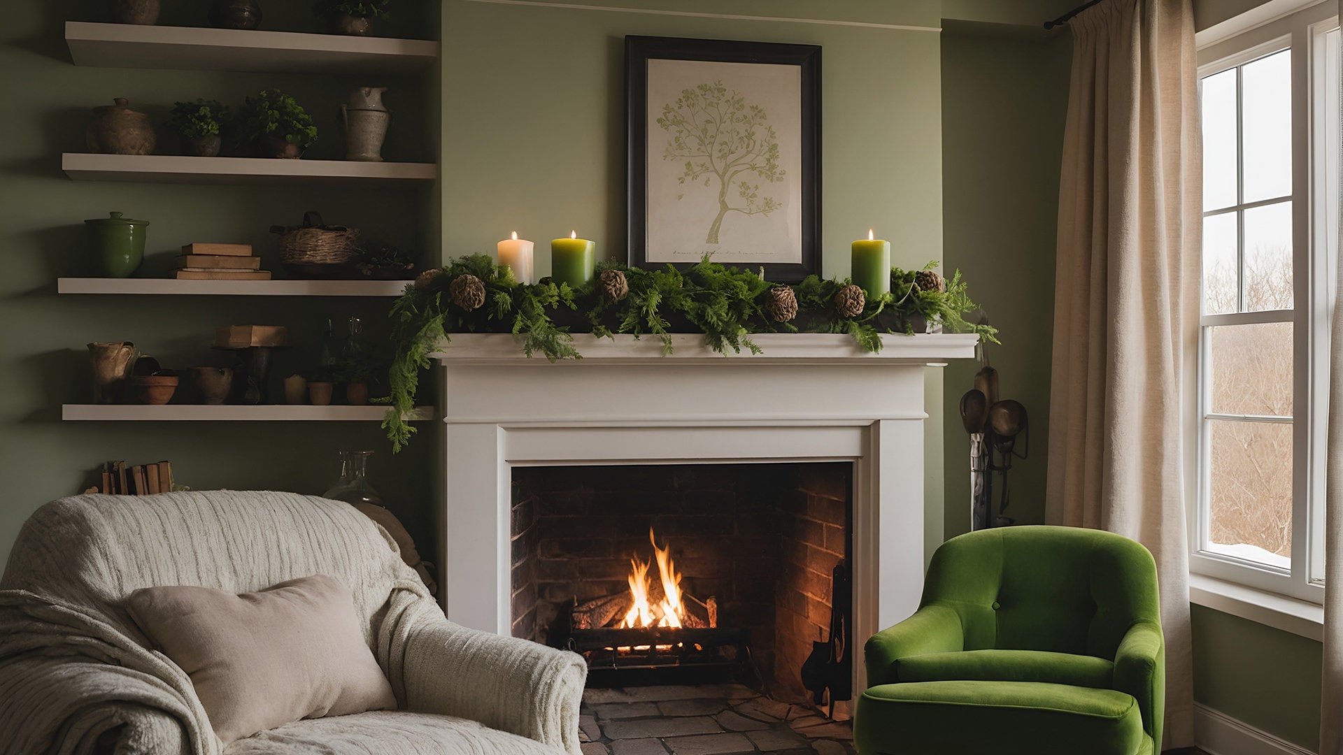 Virtual St. Patrick's Day Background for Meetings, Virtual Office Cozy ...