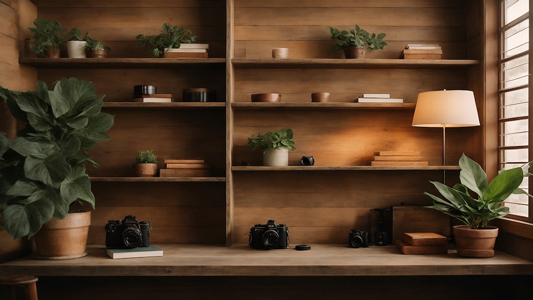 Professional Bookshelf Background Bundle Home Office Zoom Background in ...