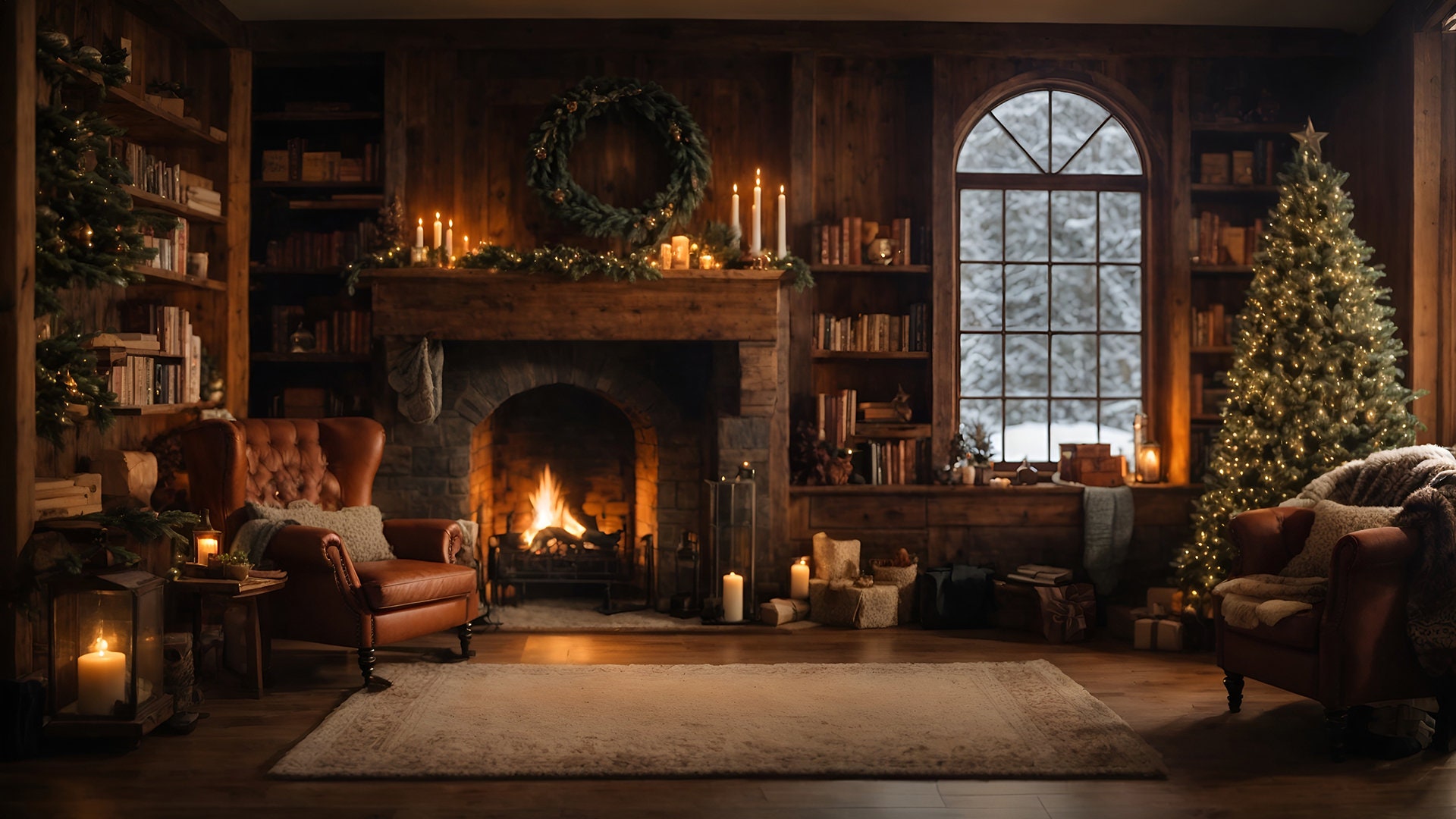 Four Seasons Bundle of Virtual Office Backgrounds for Zoom Meetings ...