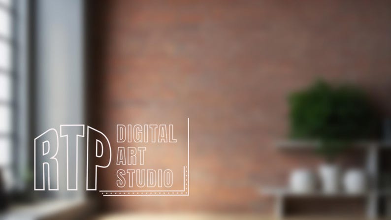 Minimalist Brick Wall Virtual Background for Zoom, MS Teams Meetings ...