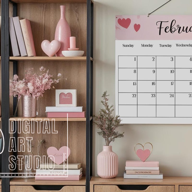 February Backgrounds - Etsy