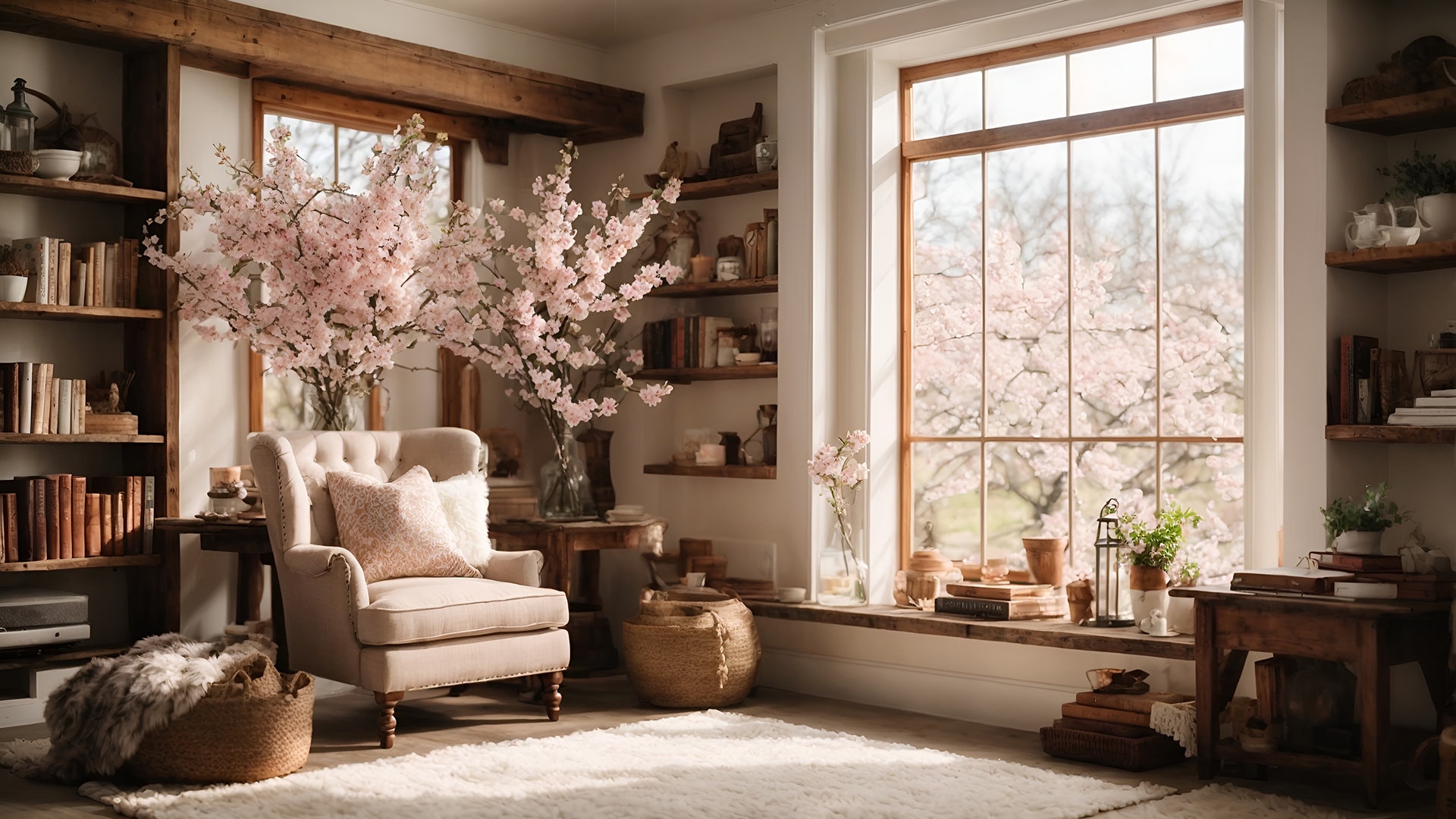 Four Seasons Bundle of Virtual Office Backgrounds for Zoom Meetings ...