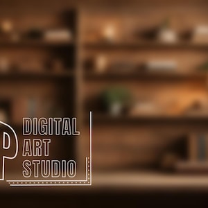 Cool Bookshelf Background for Zoom Meetings Blurred and Normal Version, Virtual Backdrop for ...