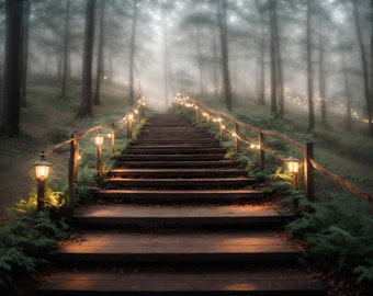 Virtual Background Enchanted Forest for Online Meetings, Fantasy ...