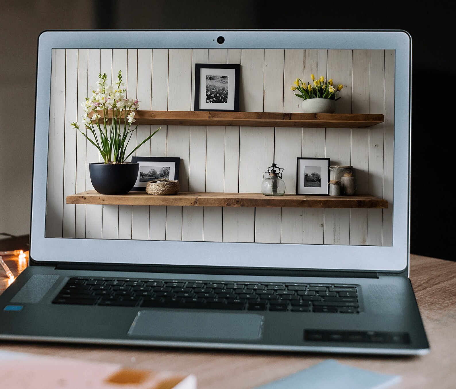 Spring Wildflower Cottagecore Zoom Background Virtual Meetings, Boho ...