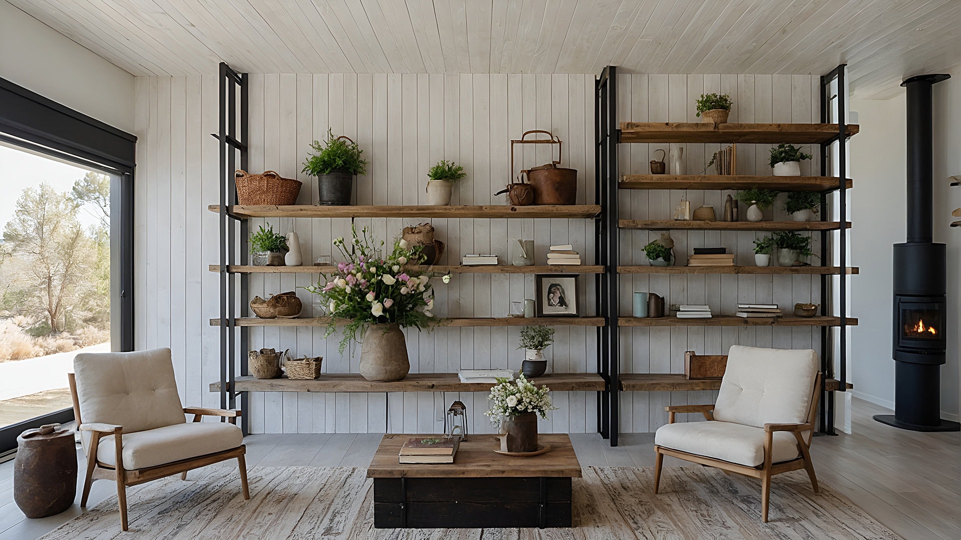 Bundle of Five Spring Farmhouse Zoom Backgrounds, Virtual Meetings ...