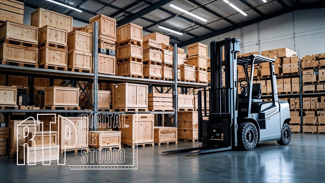 Crate Warehouse Virtual Background for Zoom Meetings, Hobbyist ...