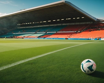 Virtual Zoom Background Football Stadium, Sports Backdrop for Zoom ...