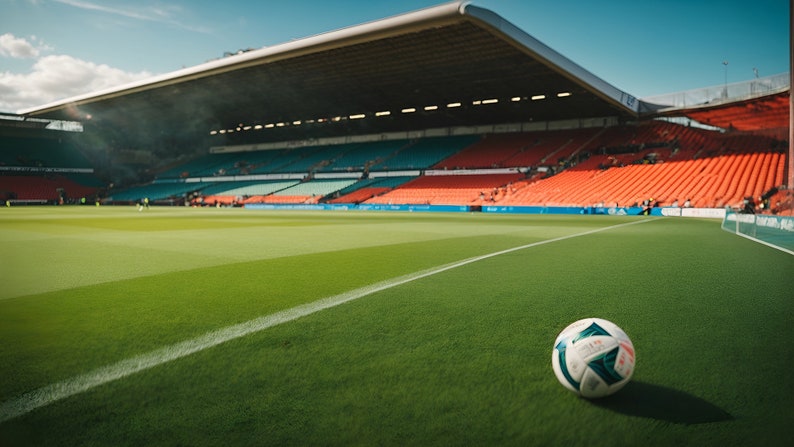 Virtual Zoom Background Soccer Pitch, Football Sports Backdrop for Zoom ...