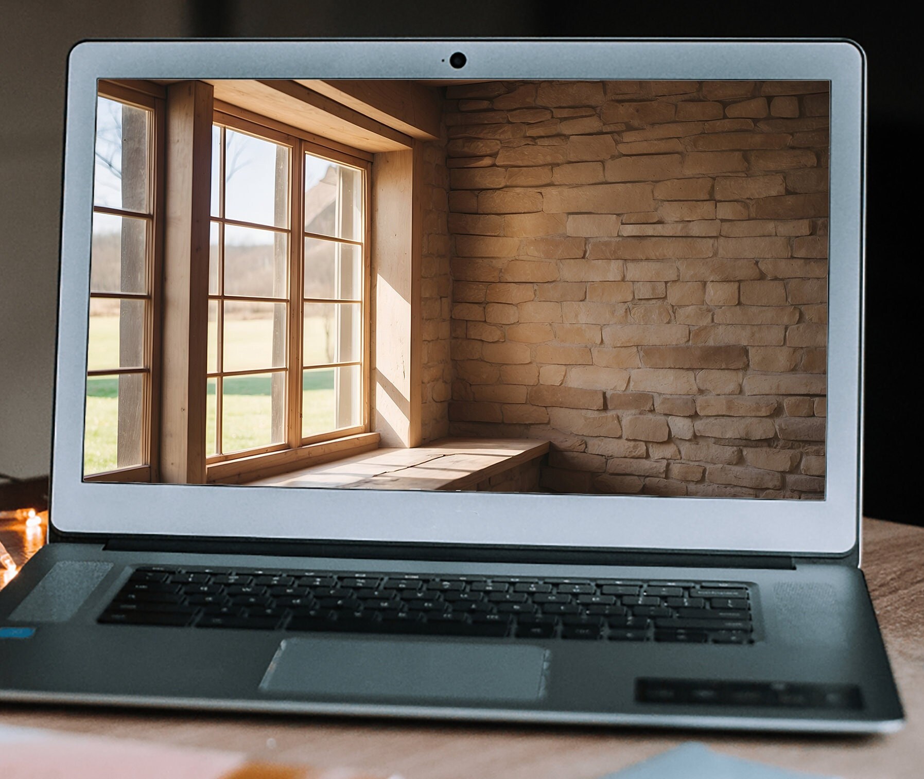 Virtual Brick Wall Background for Zoom Meetings, Simple Brick Wall and ...