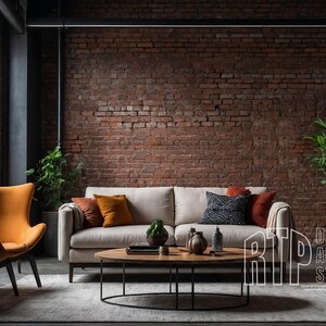 Minimalist Brick Wall Virtual Background for Zoom, MS Teams Meetings ...