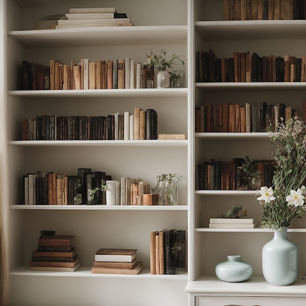 Microsoft Teams Background Bookshelf - Etsy