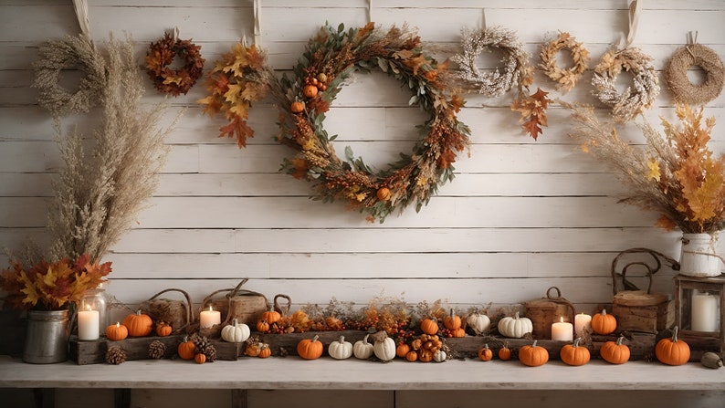 Four Seasons Barn Door Zoom Background Bundle for Meetings - Etsy