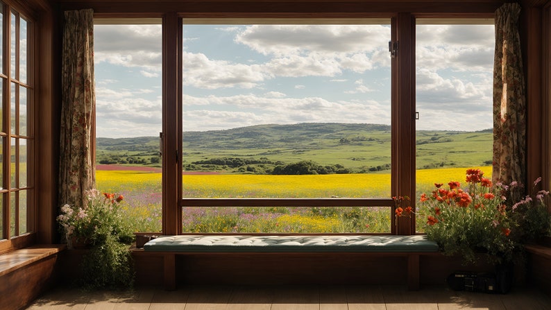 Virtual Zoom Background , MS Teams, Webex, Skype Meetings, Spring ...