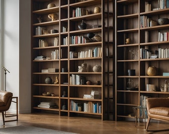 Virtual Background Pink Spring Bookshelf for Zoom Meetings, Home Office ...