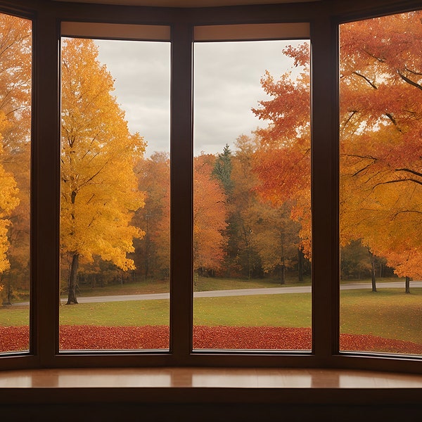 Autumn Trees Backdrop - Etsy
