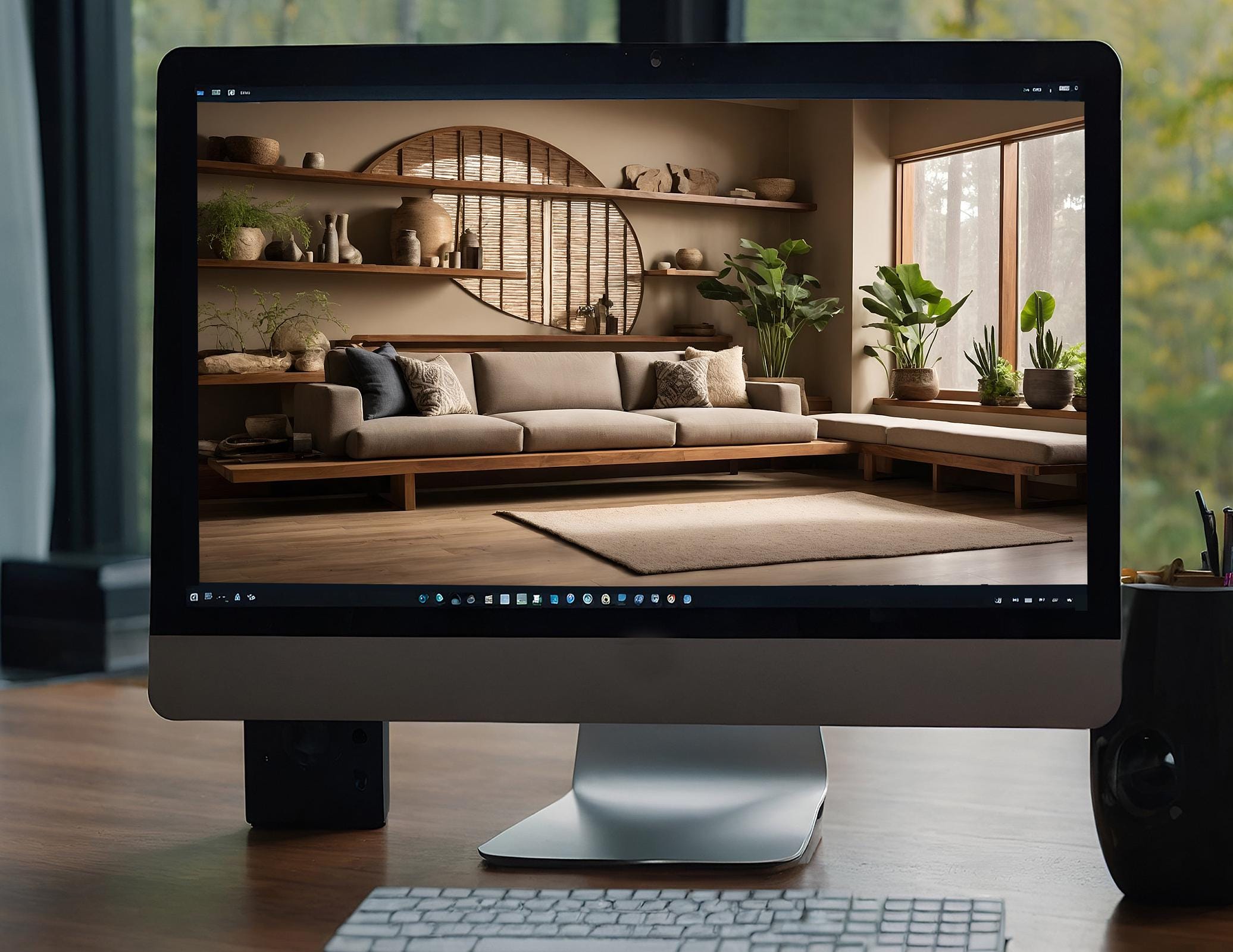 Bundle of Zen Calming Backgrounds for Zoom and MS Teams Meetings ...