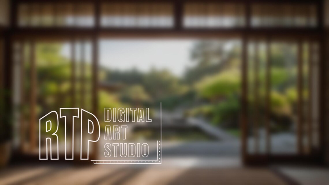 Virtual Background Zen Garden for Zoom, Natural Calming Background for ...